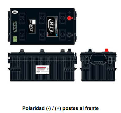 Batería para Camión - Servicio Pesado L-8D-1400HD HEAVY DUTY Marca LTH ...