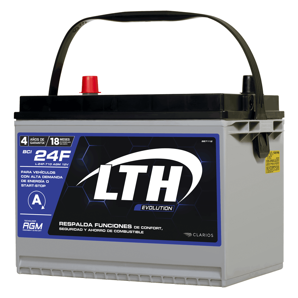 Batería para auto AGM marca LTH Modelo AGM-24F – PuraBateria